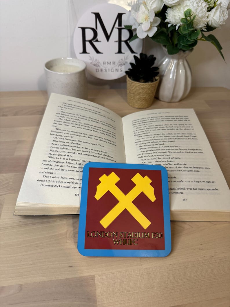 West Ham United Football Club Football Coaster: WHUFC London Stadium - Etsy