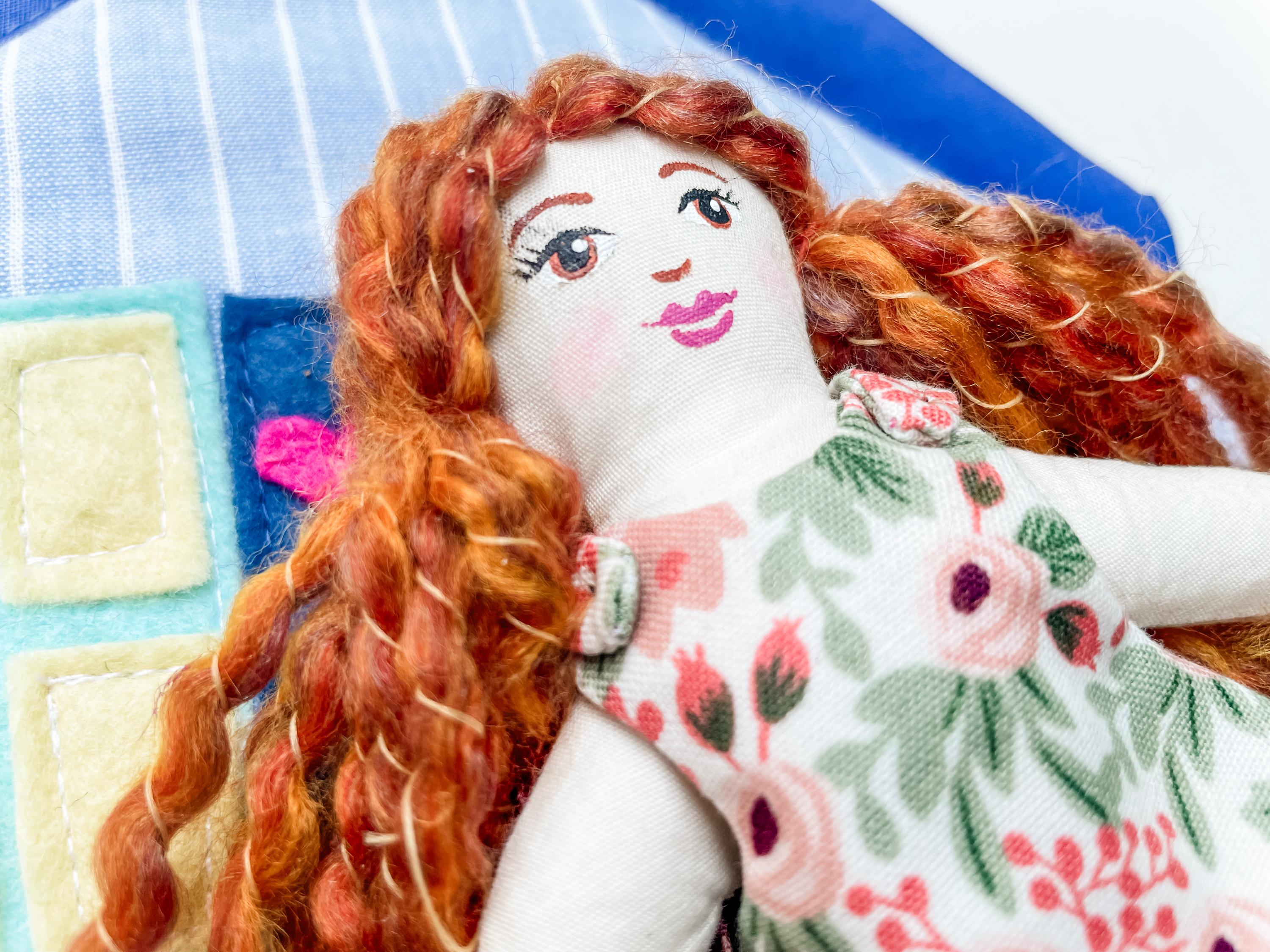 SEWING PATTERN for Mini Rag Doll and Dollhouse Project - Etsy