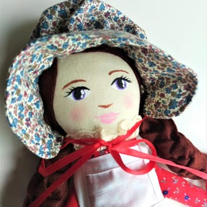 SEWING PATTERN for Prairie Girl Pioneer Doll, DIY Story Book Character ...