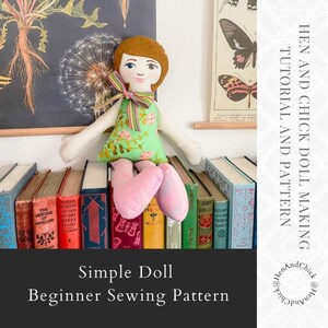 SEWING PATTERN for Simple Doll, Beginners Sewing Pattern Ragdoll - Etsy