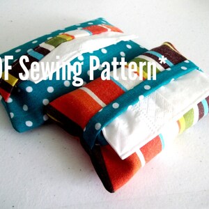 SEWING PATTERN Tissue Pouch, magic Binding PDF Sewing Pattern Hanky ...