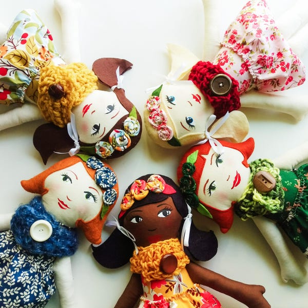 Handmade Cloth Doll - Etsy