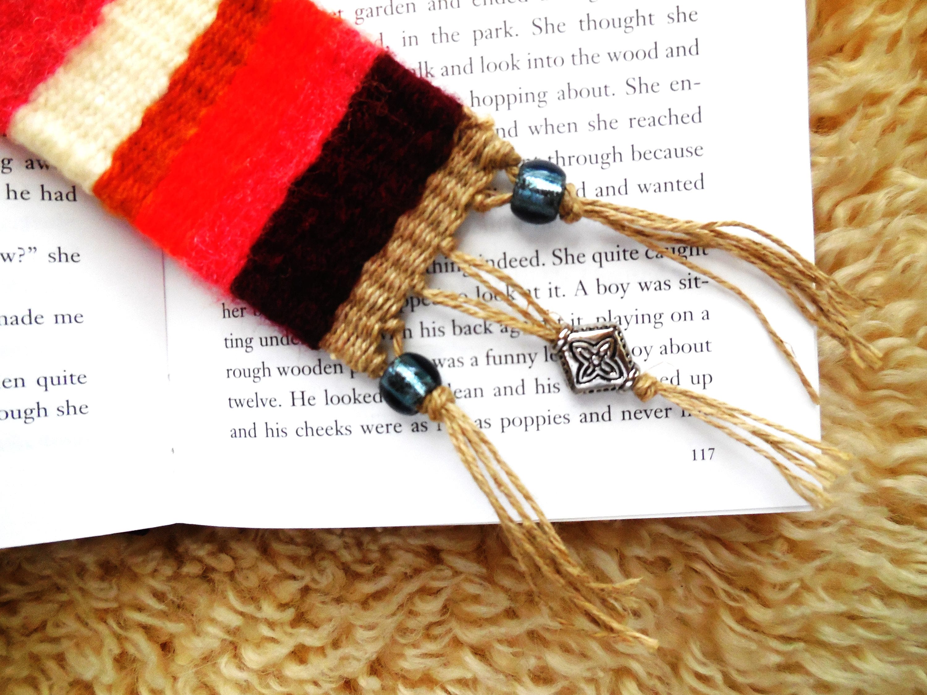Hand Woven Bookmark...bible Bookmark...hand Made - Etsy