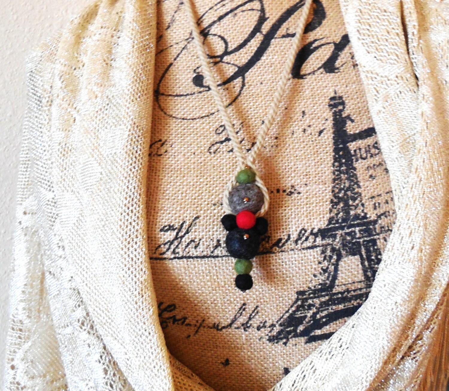 Modern Fun Necklace...black and White Necklace...bohemian - Etsy