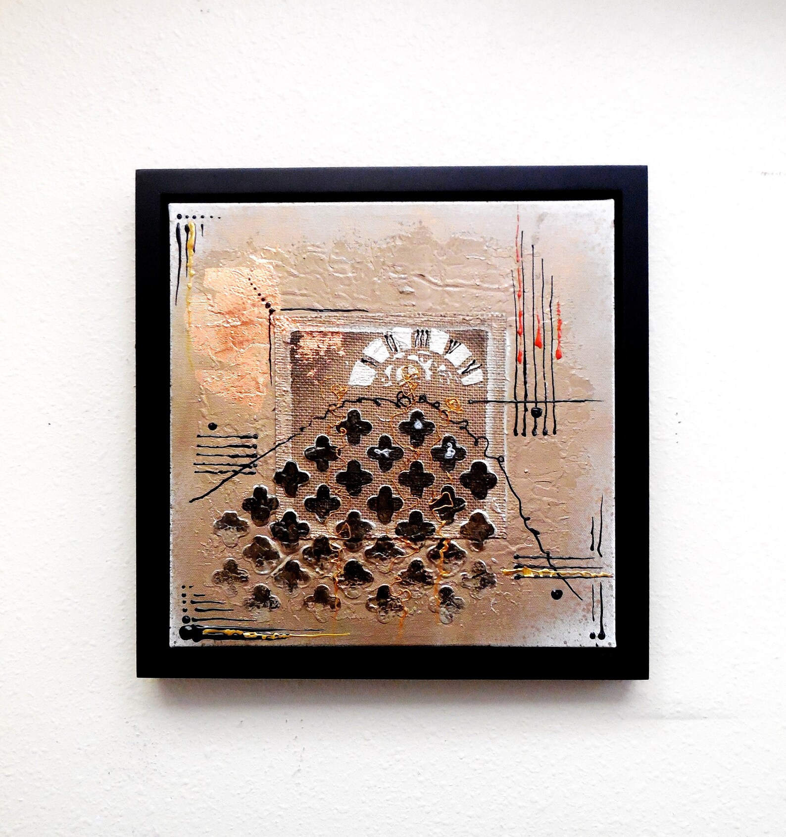 Original acrílico texturizado pintura... Arte inspirado en la ...