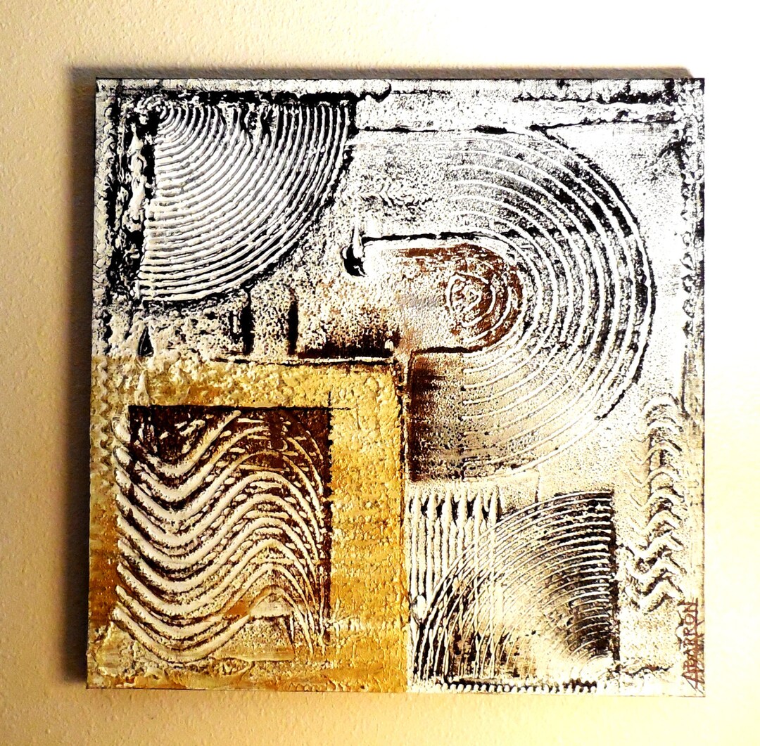 Painting Modern Art - Labyrinth- Contemporary Abstract Art Painting ...