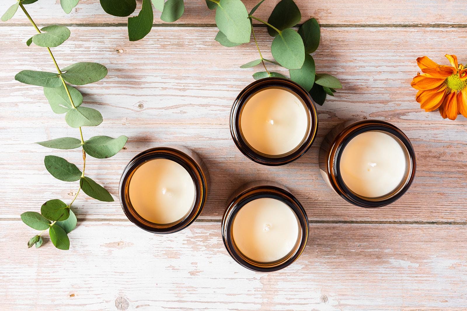 Winter Candle Sampler Pack - 4 Pack 4oz Soy Candles - Christmas Candle ...