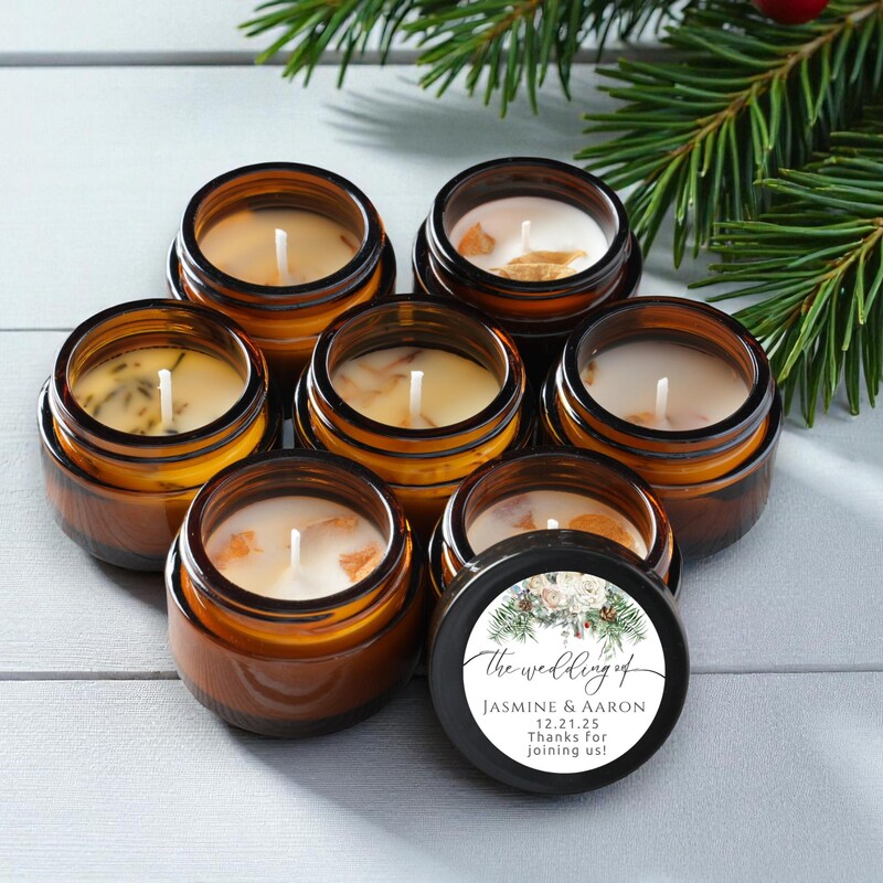 Custom Mini Candles Favors - Etsy