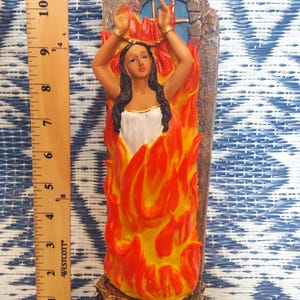 Anima Sola 12" Statue Lonely Soul Image Purgatory Celestina Abdenago ...