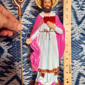 Saint Cyprian San Cipriano 15" Statue Image Spiritism Espiritismo Lwa ...