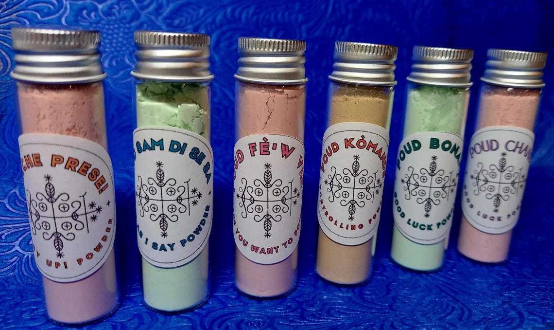 Haitian Poud Vodou Powder Haitian Vodou Poudre Magic Vodou Poudre Bon ...