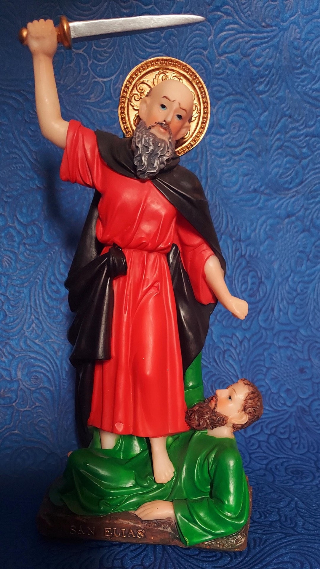 San Elias 8" Statue Saint Baron Cementerio Cemetery Bawon Samedi Vodou ...