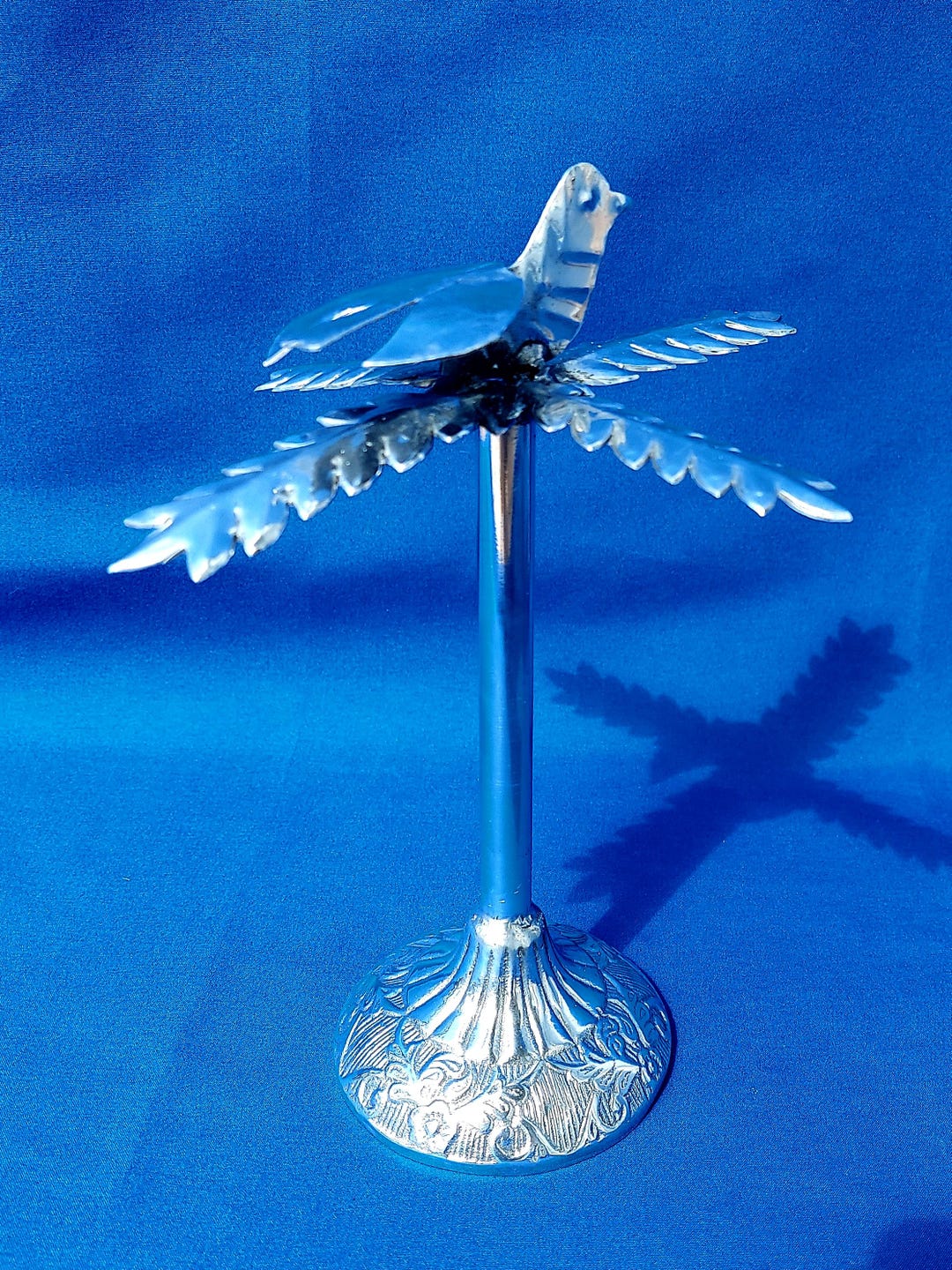 Orisha Iroco Osun Metal Tool Herramienta Bird Orisha Iroko Deity Palo ...