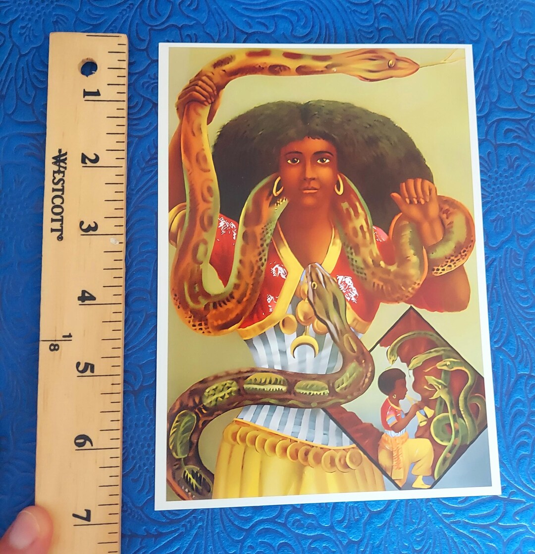 Santa Marta Dominadora Saint Martha the Dominator Mami Wata Vodou Lwa ...