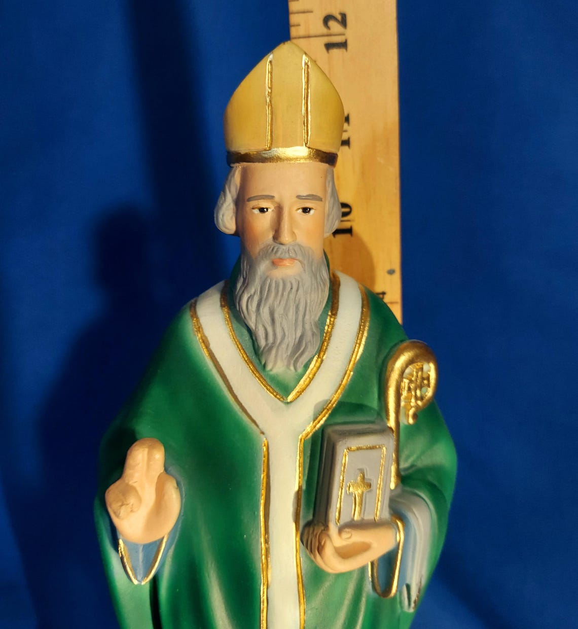 Damballah Wedo Statue 8" 12" | Danbala Vodou Lwa | Saint Patrick Image ...