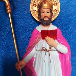 Saint Cyprian San Cipriano 15" Statue Image Spiritism Espiritismo Lwa ...