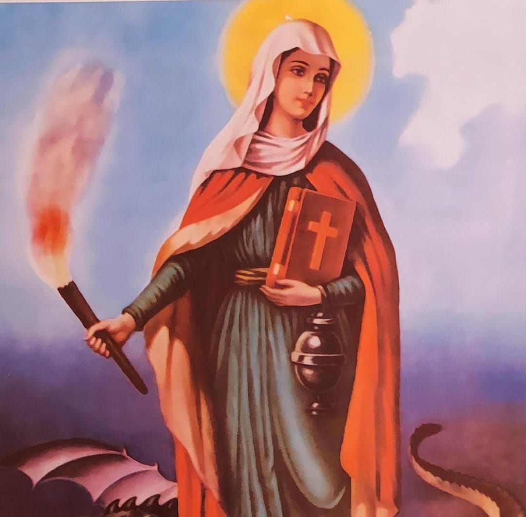 Santa Marta Dominadora Saint Martha the Dominator Mami Wata Vodou Lwa ...