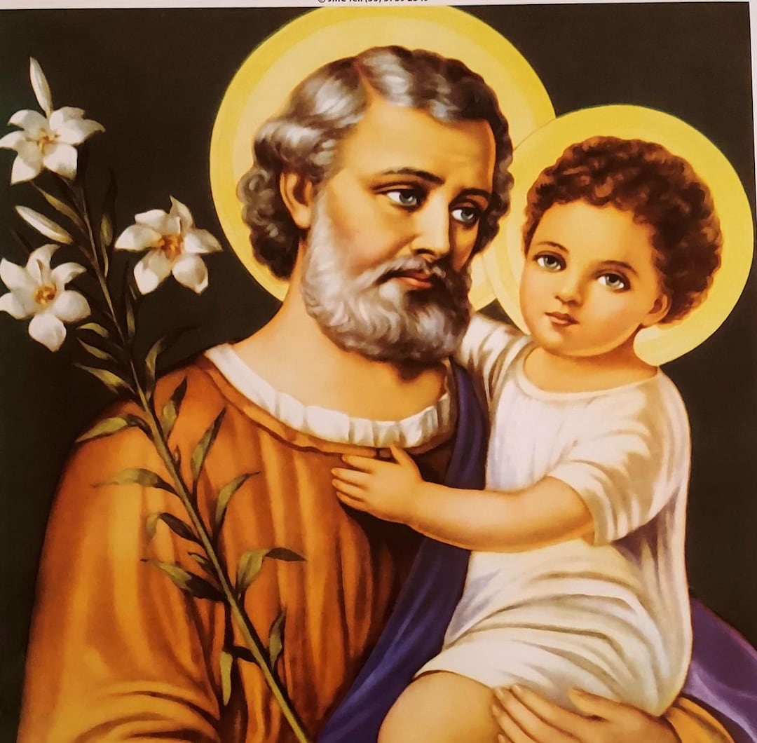 Papa Loko San Jose Saint Joseph Lwa Vodou Loa Image 8" X 11" Saint ...