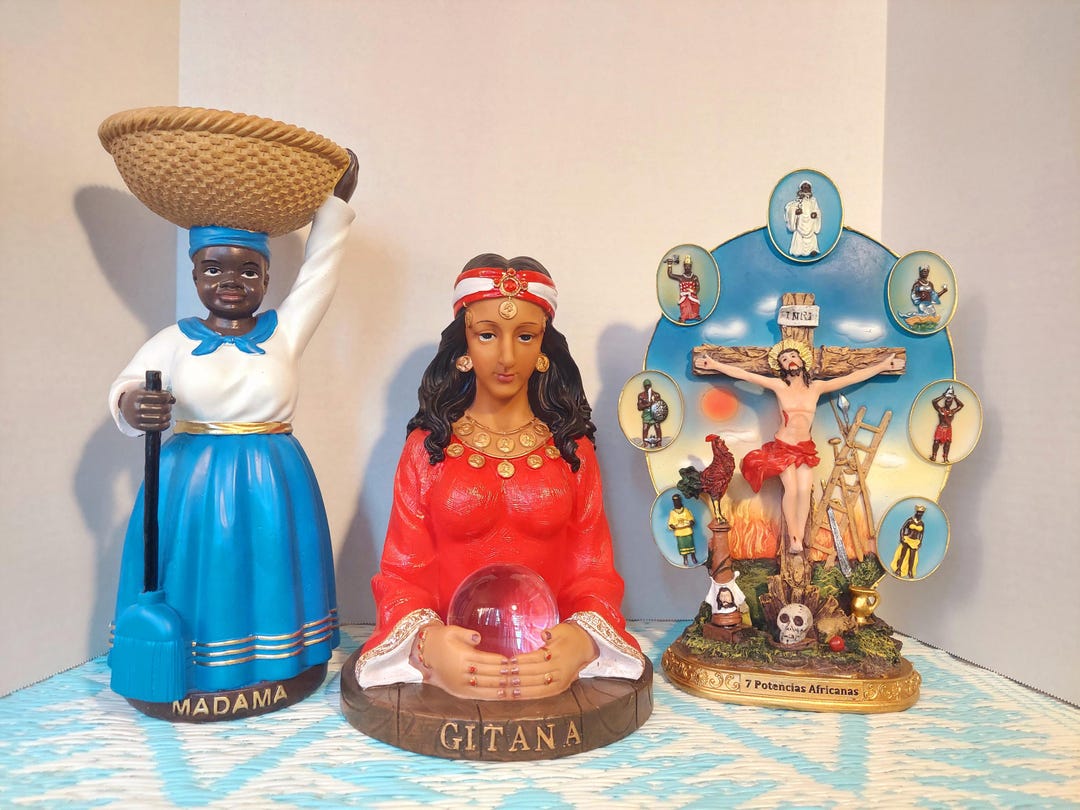 La Madama Statue Spirit Guide Madam 12" African American Creole ...