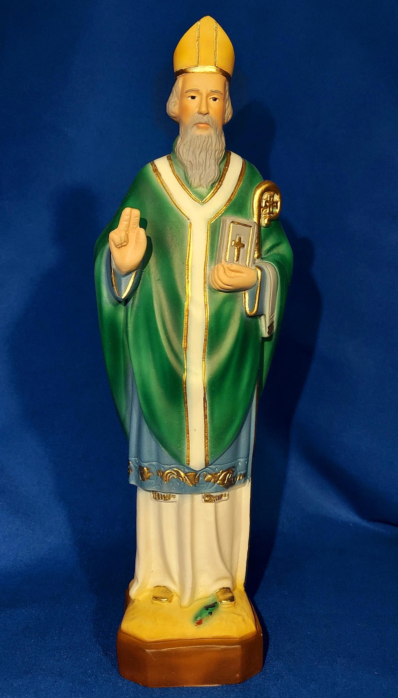 Damballah Wedo Statue 8" 12" | Danbala Vodou Lwa | Saint Patrick Image ...