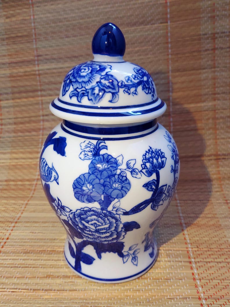 Orisha Sopera Blue White Pots 9" Vessel Bellis Ibeyis Otin Tinaja Urns ...