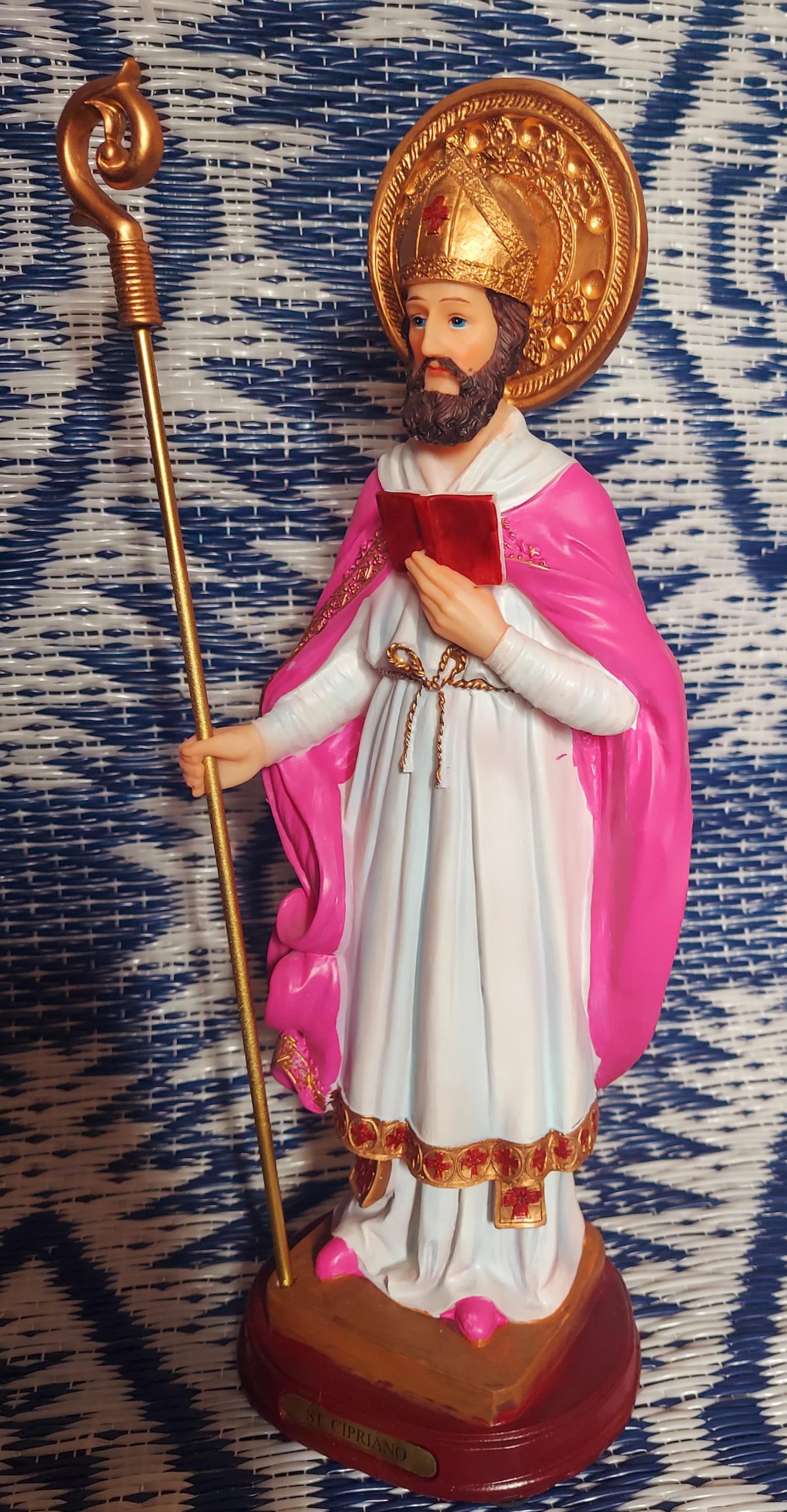 Saint Cyprian San Cipriano 15" Statue Image Spiritism Espiritismo Lwa ...