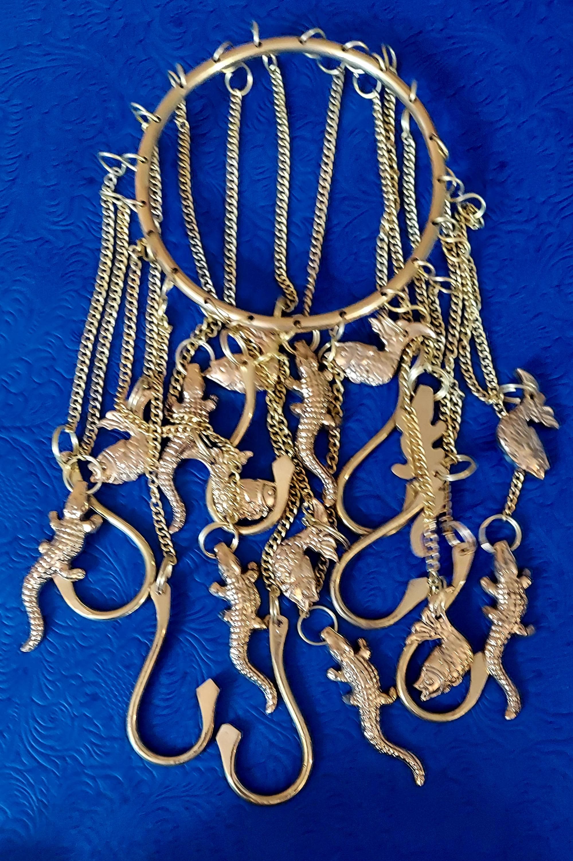 OLOSA Orisha Tools Handmade Complete Set Santeria Olokun Yemaya Yembo ...