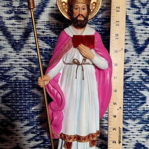 Saint Cyprian San Cipriano 15" Statue Image Spiritism Espiritismo Lwa ...