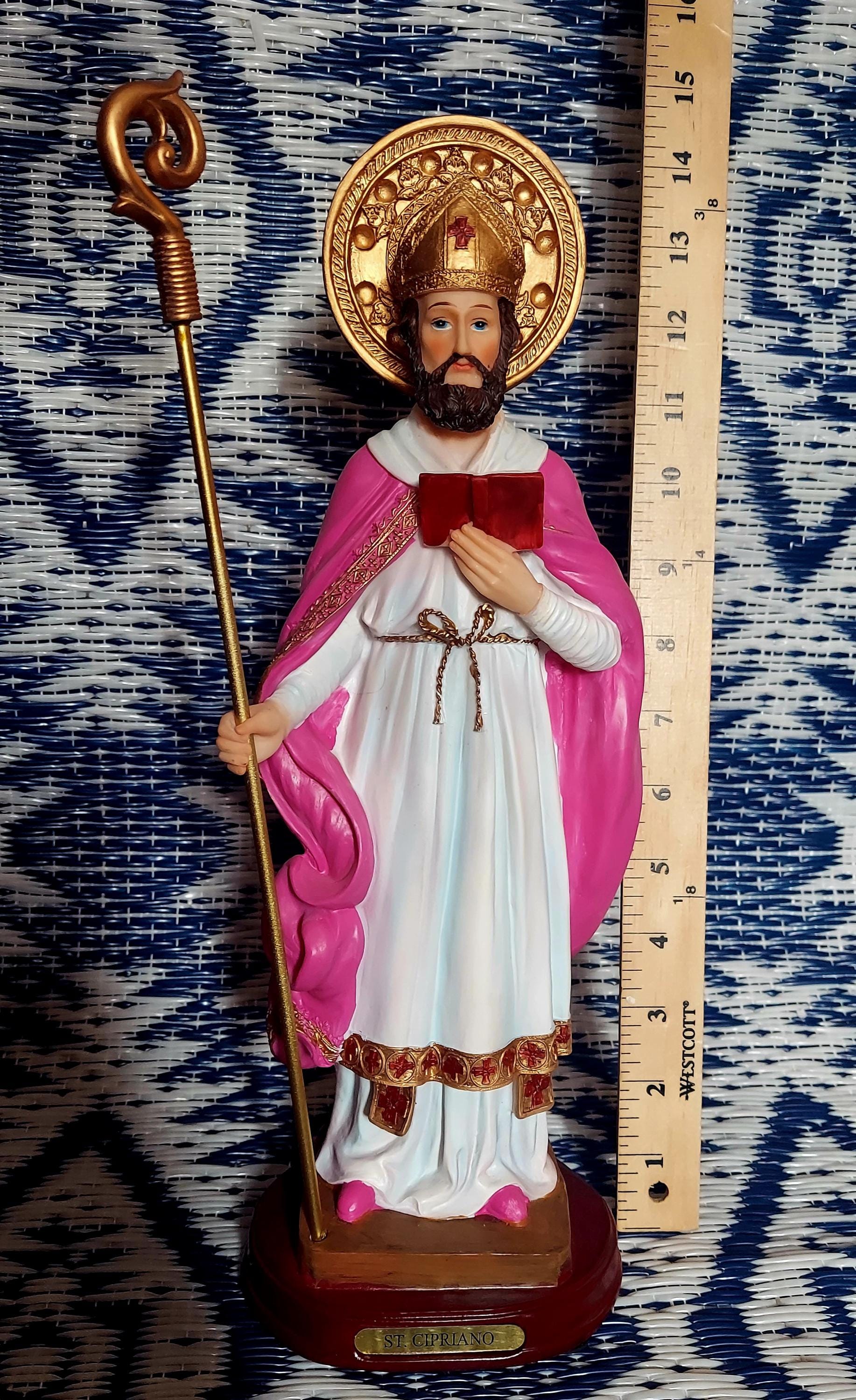 Saint Cyprian San Cipriano 15" Statue Image Spiritism Espiritismo Lwa ...
