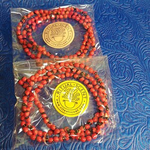 Collar De Odi Bara Odu Obara Di Black and Red Seed Necklace Odibara ...