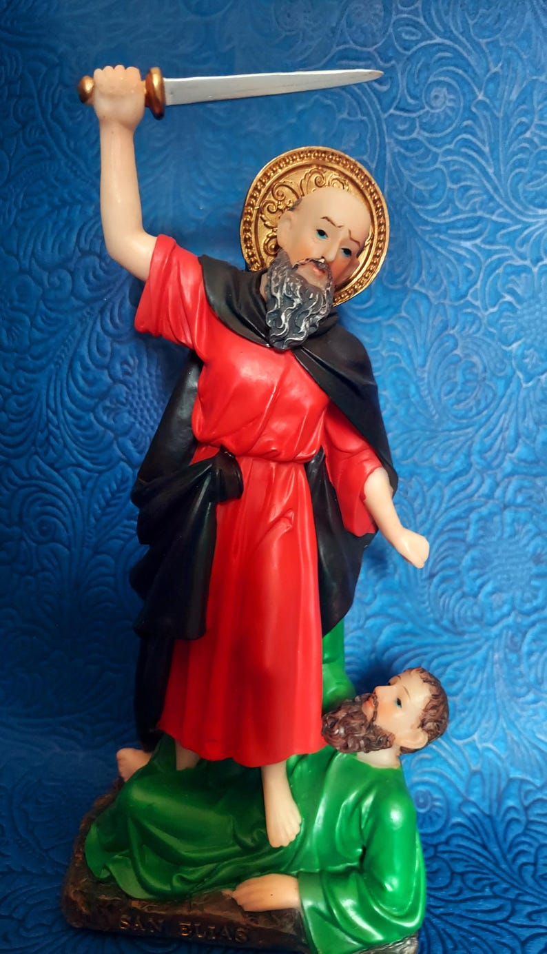 San Elias 8" Statue Saint Baron Cementerio Cemetery Bawon Samedi Vodou ...