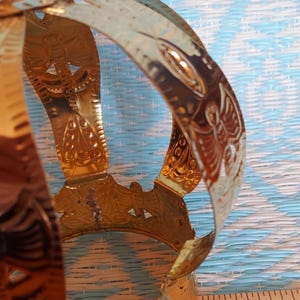 Shango Crown With Double Axes on Top. Chango Corona Brass Batea Pilon ...