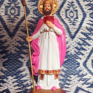 Saint Cyprian San Cipriano 15" Statue Image Spiritism Espiritismo Lwa ...
