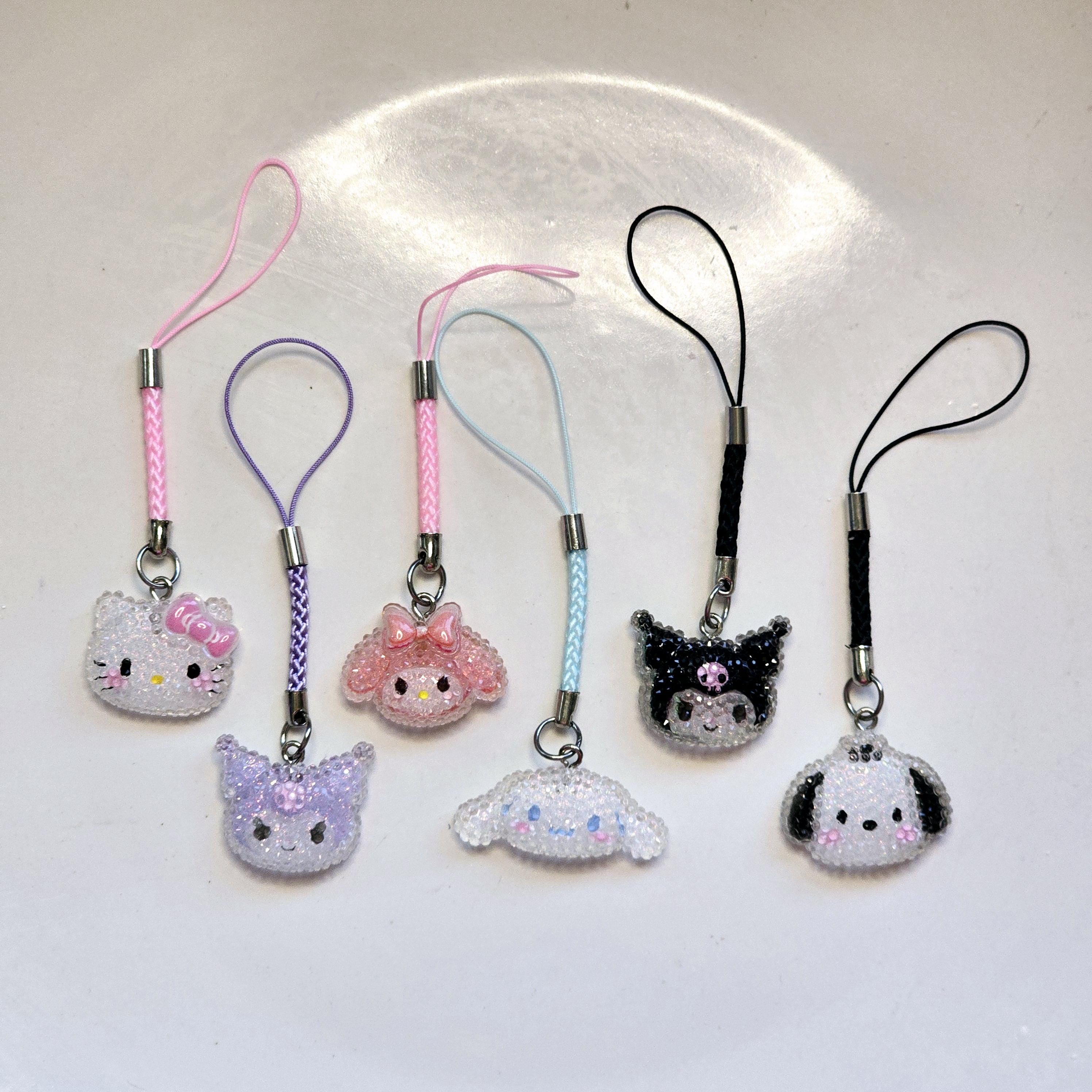Kawaii San Family Sugar Phone Charms - Etsy
