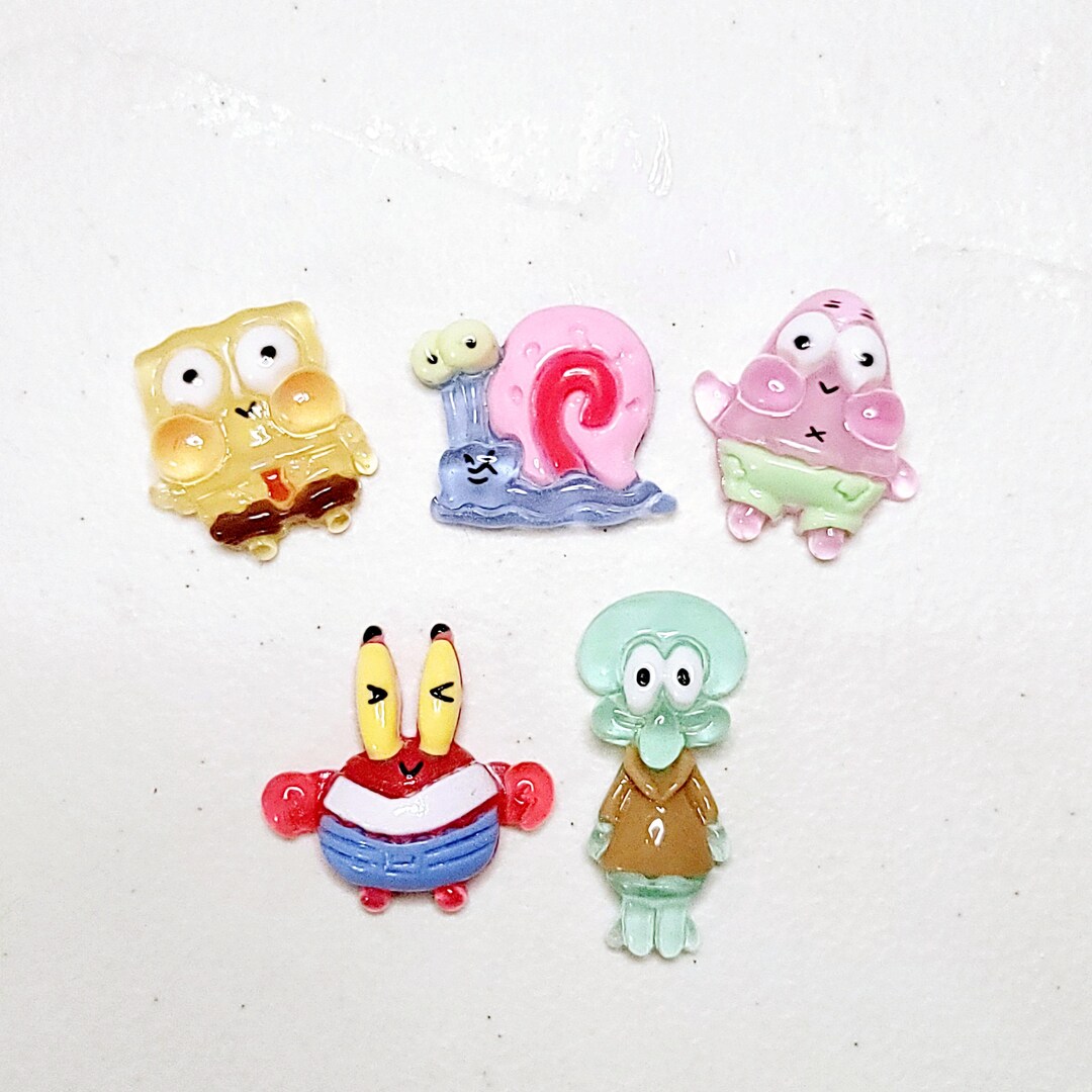Spongebob Clear Croc Charms | Spongebob Clear Fridge Magnets ...