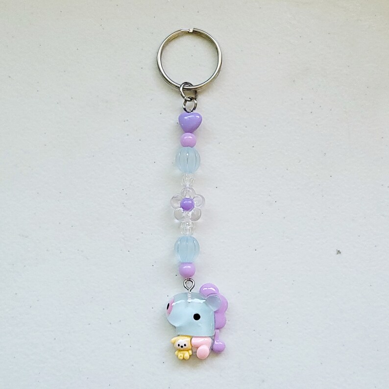 Bt21 Clear Keychains - Etsy