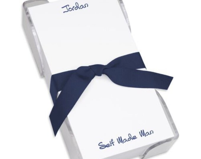 Womens Personalized Note Pads, Custom Stationary Notepad, Customized ...