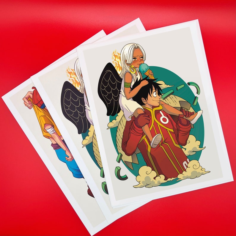 Egghead Fun One Piece Anime Manga Art Print - Etsy