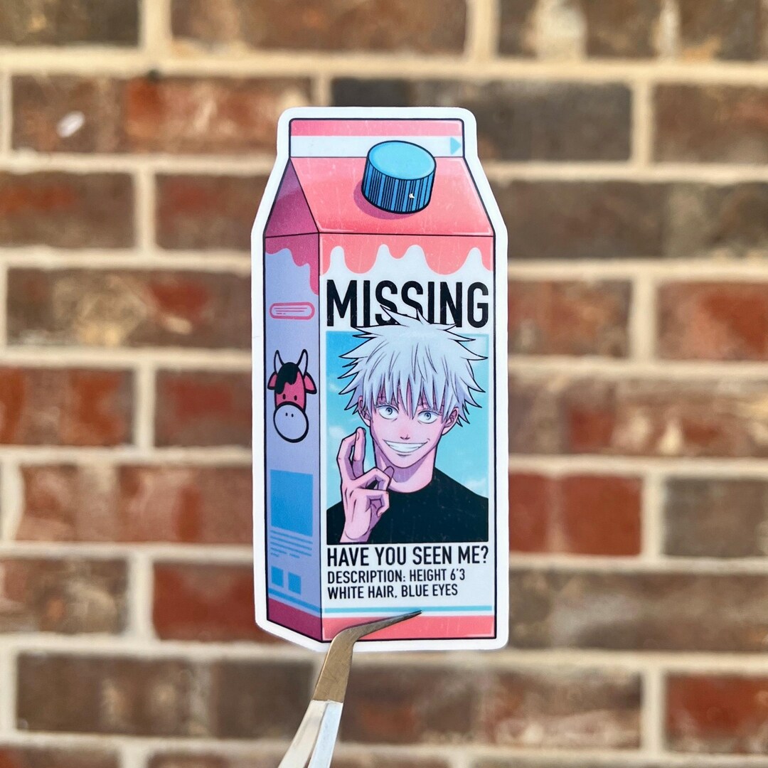 Missing Gojo JJK Jujutsu Kaisen Anime Vinyl Sticker - Etsy
