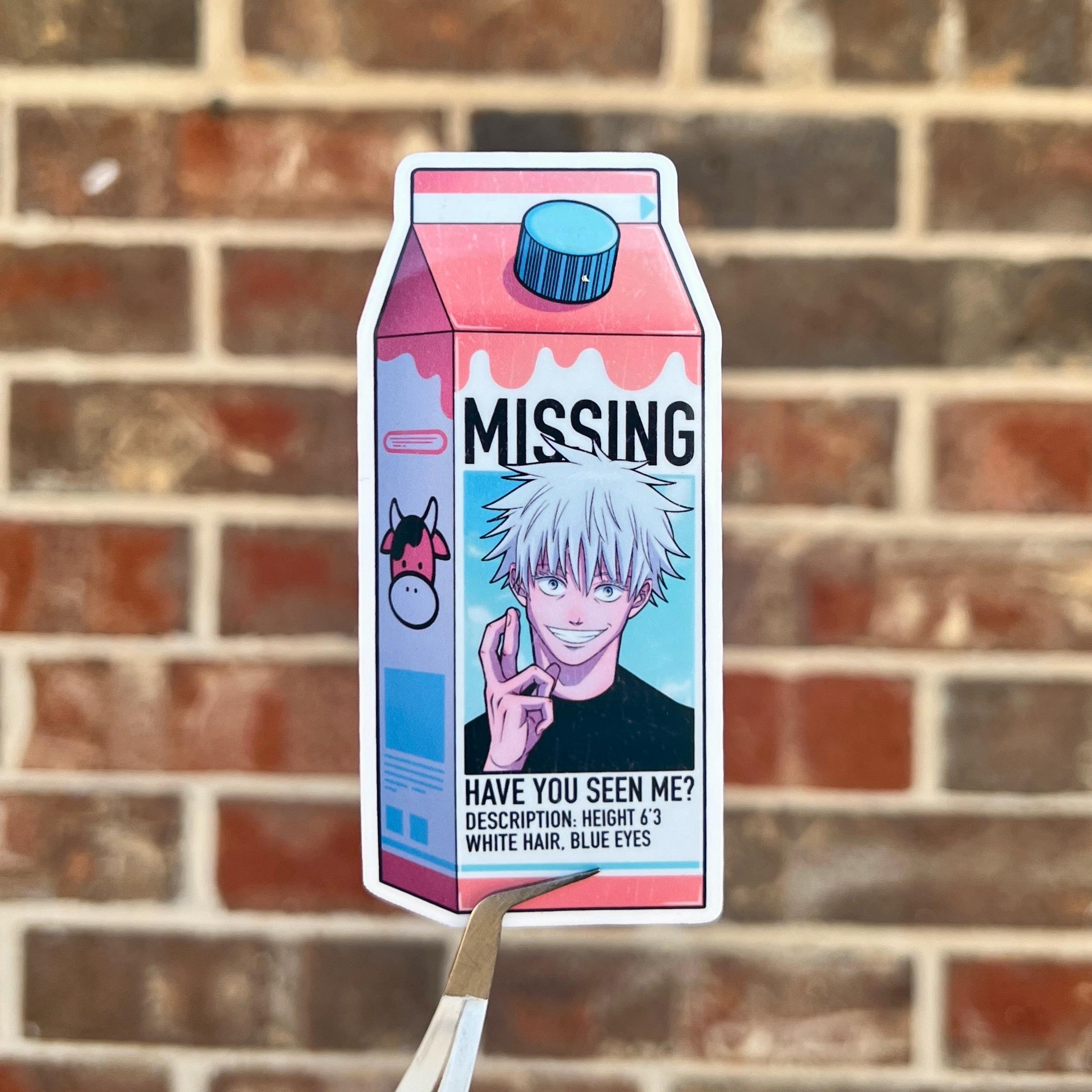 Missing Gojo JJK Jujutsu Kaisen Anime Vinyl Sticker - Etsy