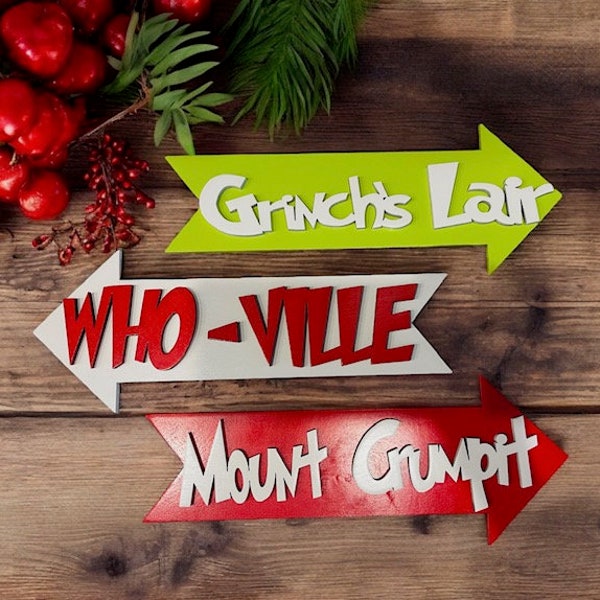 Grinch Sign - Etsy