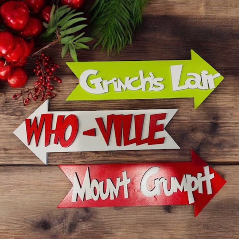 Grinch Signs - Etsy