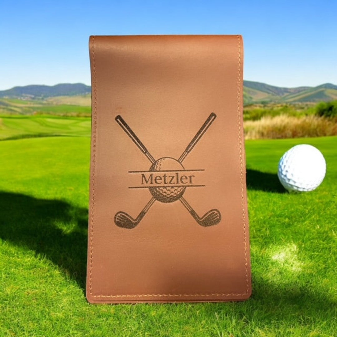 Leather Golf Book, Golf Scorecard Holder, Golf, Golf Accessories, Golf ...