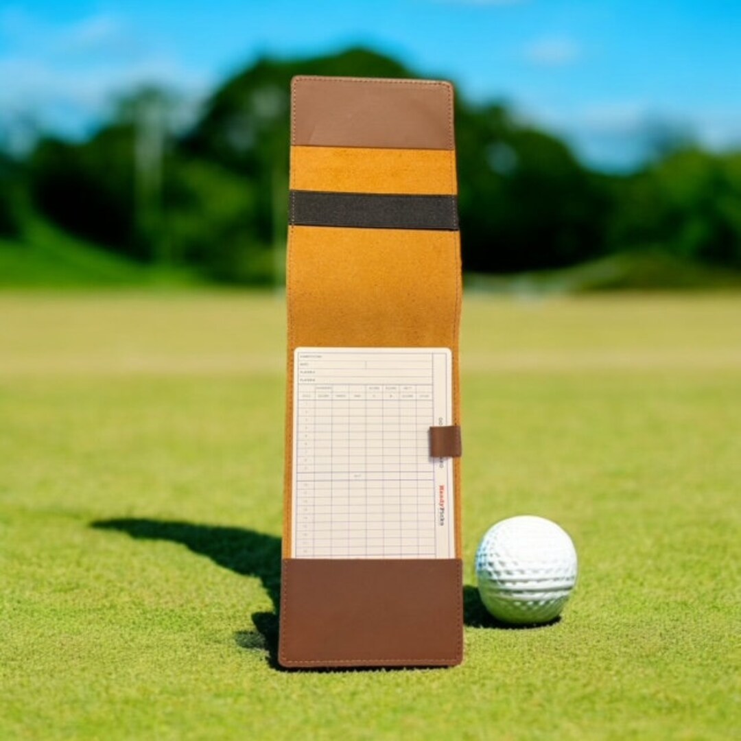 Leather Golf Book, Golf Scorecard Holder, Golf, Golf Accessories, Golf ...