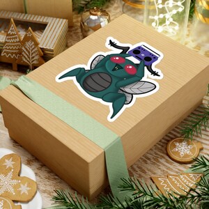 Boombox Loot Bug Adorable Kiss-cut Sticker Cozy Gamer Vibes PC, Laptop ...