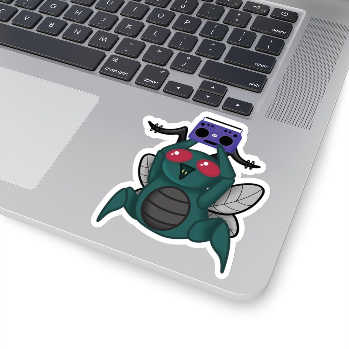 Boombox Loot Bug Adorable Kiss-cut Sticker | Cozy Gamer Vibes PC ...
