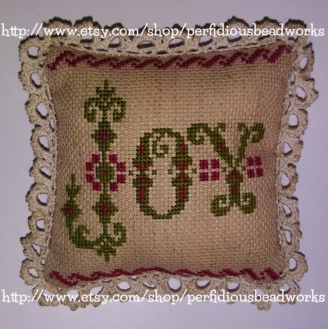 PATTERN: Joy Christmas Pincushion - Etsy