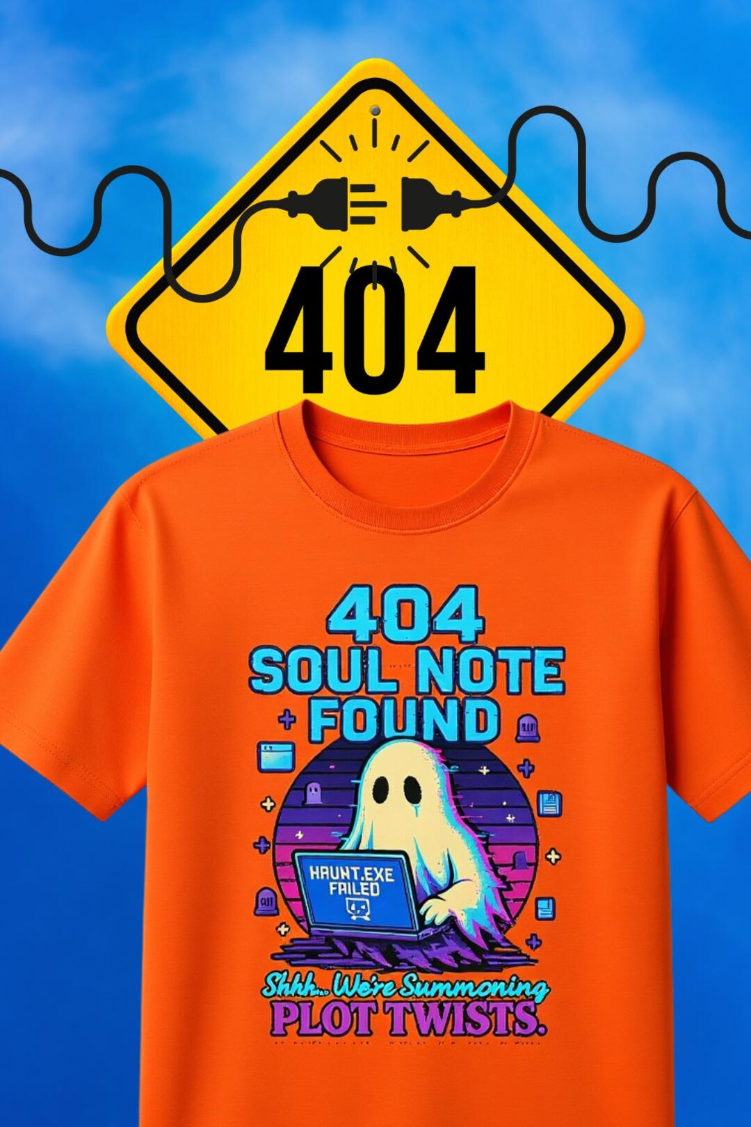 Glitched Ghost Halloween Print: Vaporwave Tech Art (digital Download ...