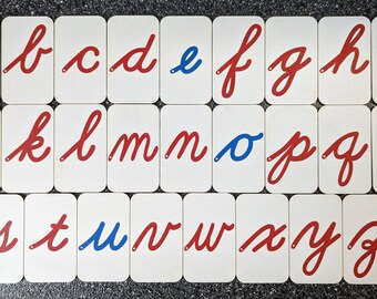 Acrylic Cursive Alphabet Letter Trace Board Reusable Script - Etsy