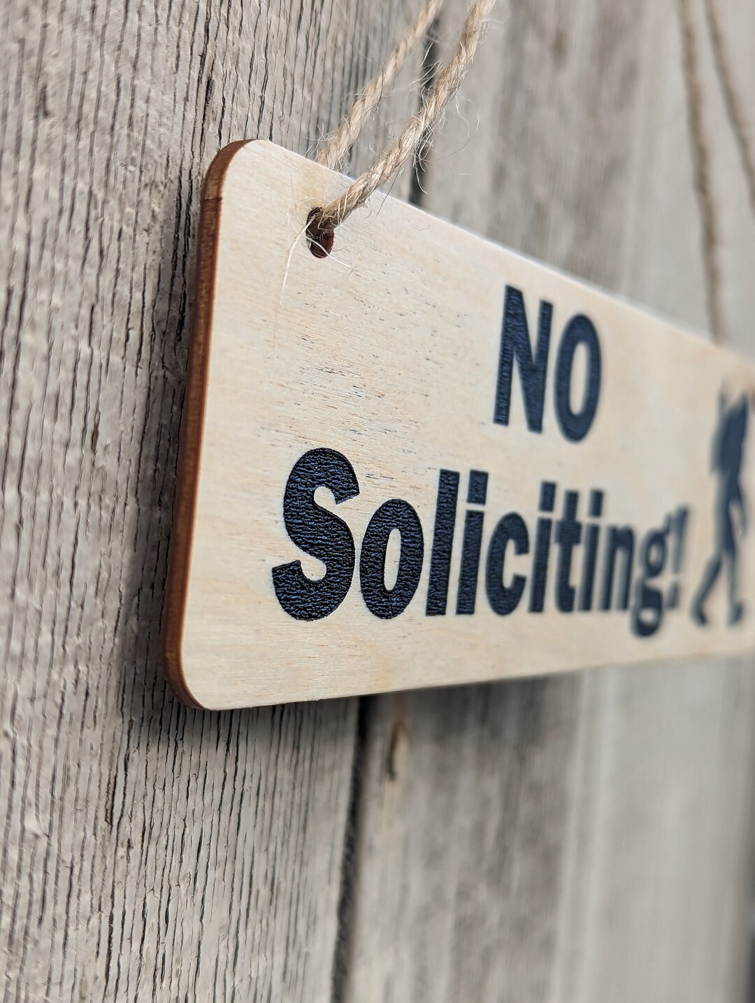 Bigfoot Flip off No Soliciting Sign - Etsy